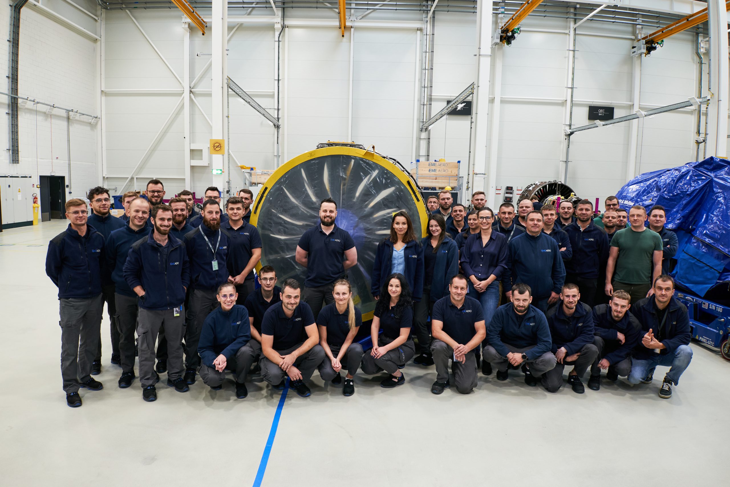 EME AeroFirst completed shop visit for the PW1900G engine! - EME Aero